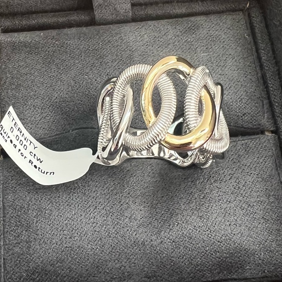 Judith Ripka | Jewelry | Nwt Judith Ripka Fine Jewelry Eternity Interlocking Link Band Ring With ...